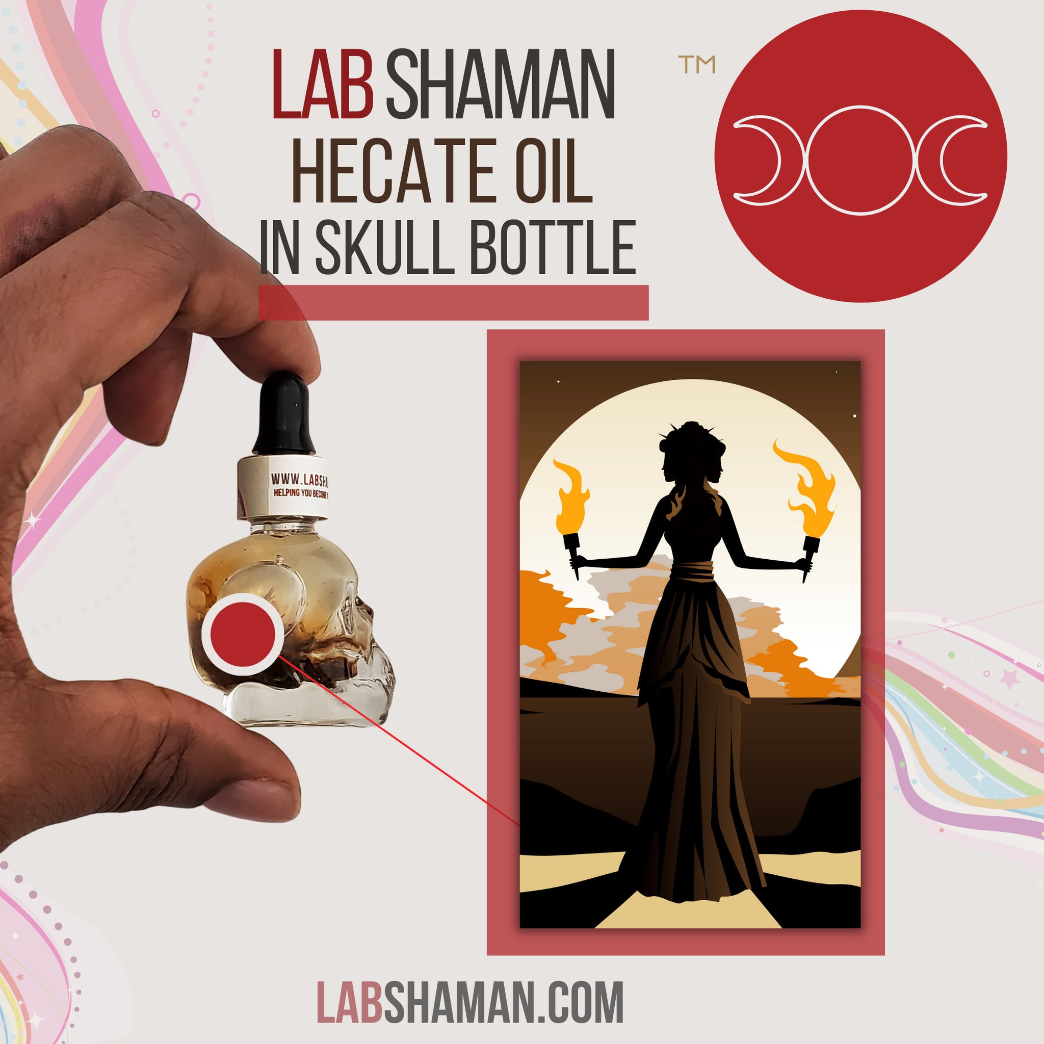 Hecate / Hekate Goddess Oil- For- Samhain | LAB Shaman