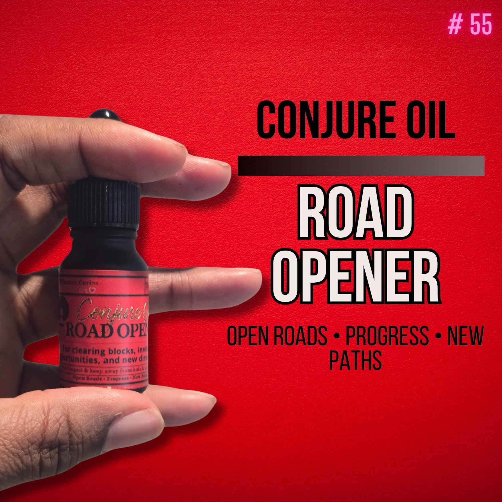 Road Opener Conjure Oil (Oud) | Remove Blockages | Open Paths | New Be